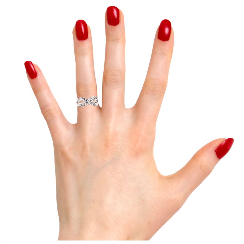 Diamond Swirl Ring | Just Gold Jewellery Sydney
